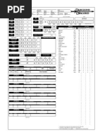 Star Wars d20 Fillable Character Sheet | PDF | Gaming | Role Playing Games