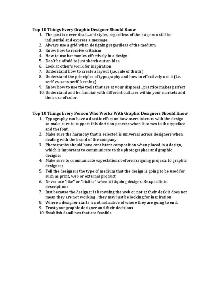 Graphic Design Essentials Guide | PDF