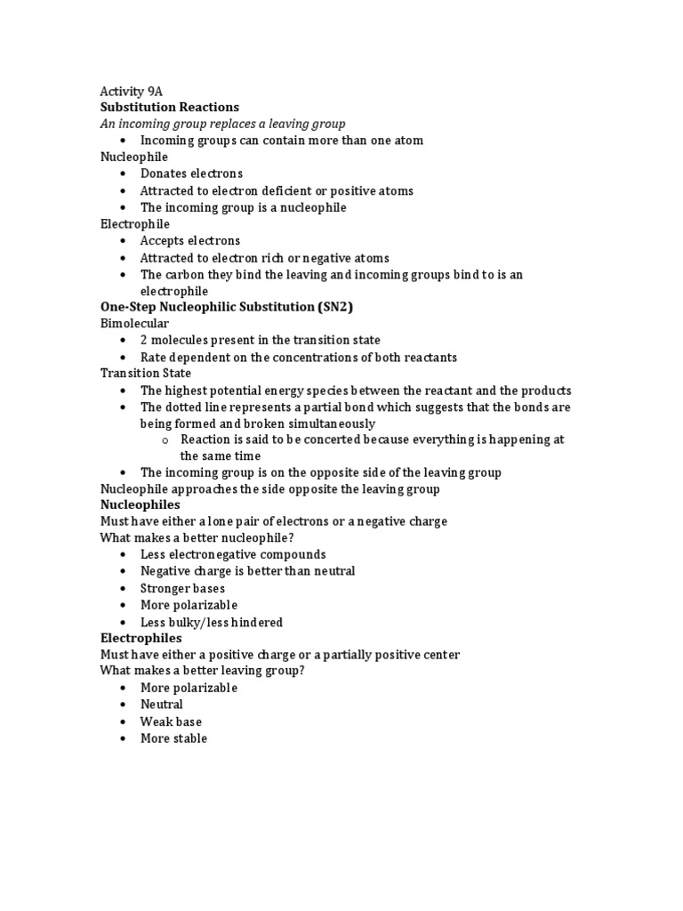 Activity 9A | PDF | Chemical Reactions | Electron