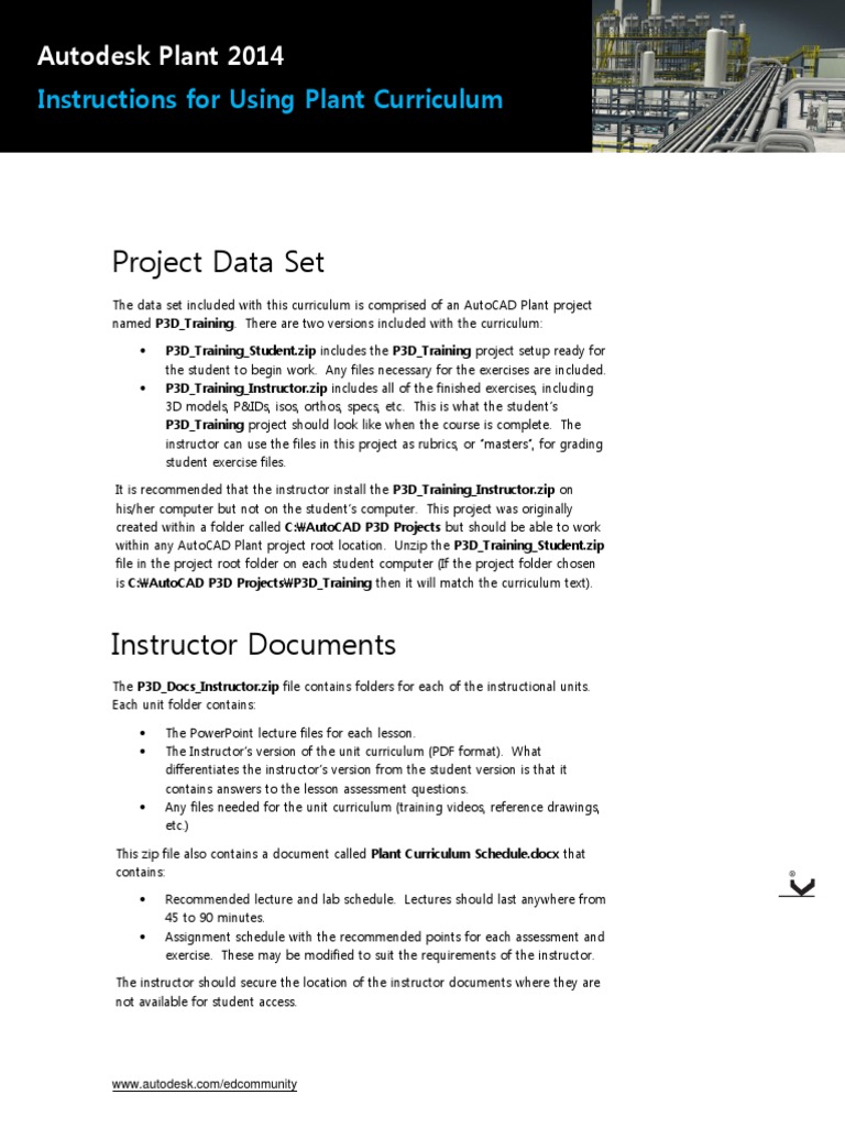 Project Data Set: Instructions For Using Plant Curriculum | PDF