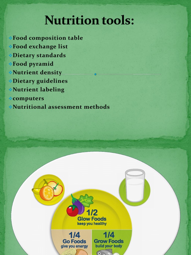 Nutrition Tools and Guidelines Overview | PDF