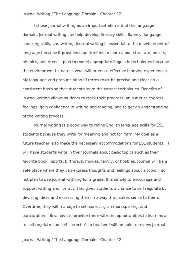J Journal Writing | PDF