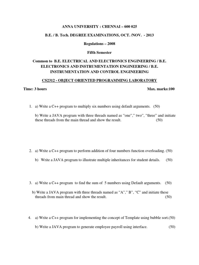 CS2312 SET1 - Lab Question | PDF | C++ | Java (Programming Language)