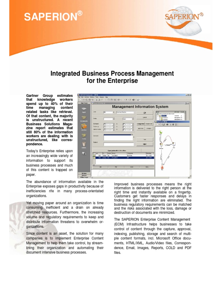 Saperion BPM | Business Process Management | Business Process