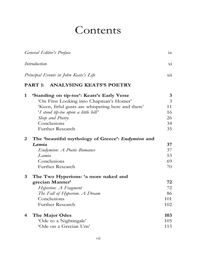 Analysis of Keats | PDF | John Keats | Sonnets