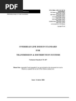 Overhead Line Design Standard Transmission Distribution System | PDF ...