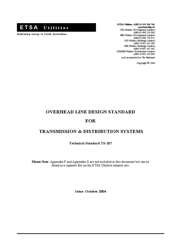 Overhead Line Design | PDF | Electrical Conductor | Strength Of Materials