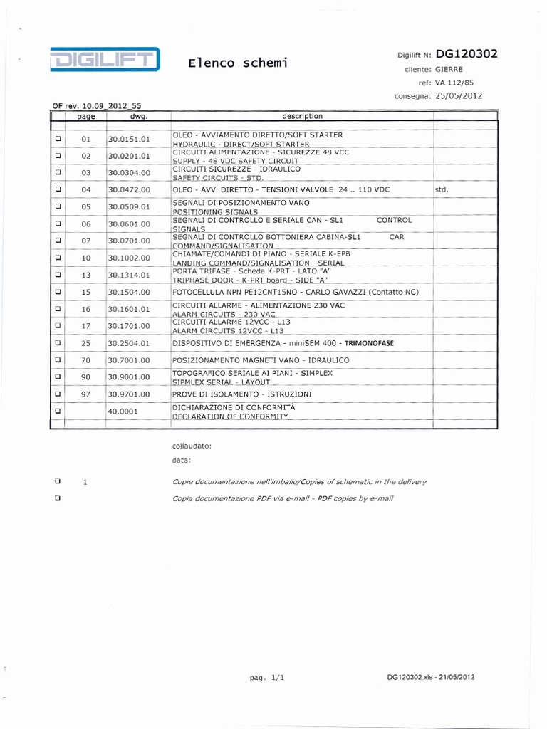 Digilift Oleo | PDF