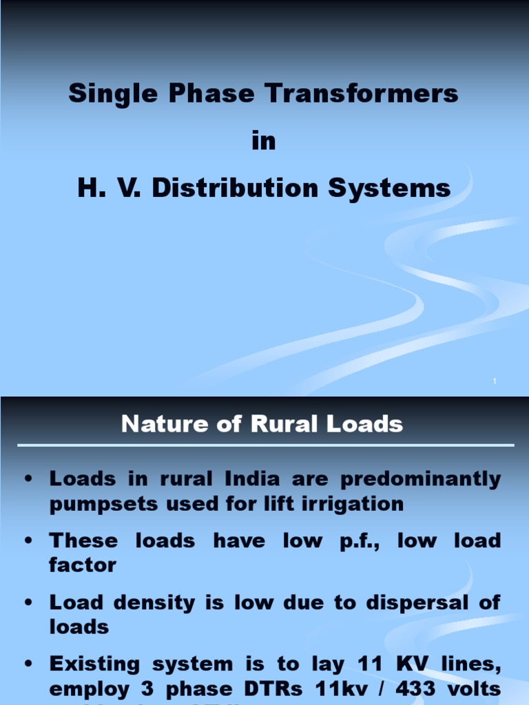 High Voltage Distribution System | PDF | Electric Power Distribution ...