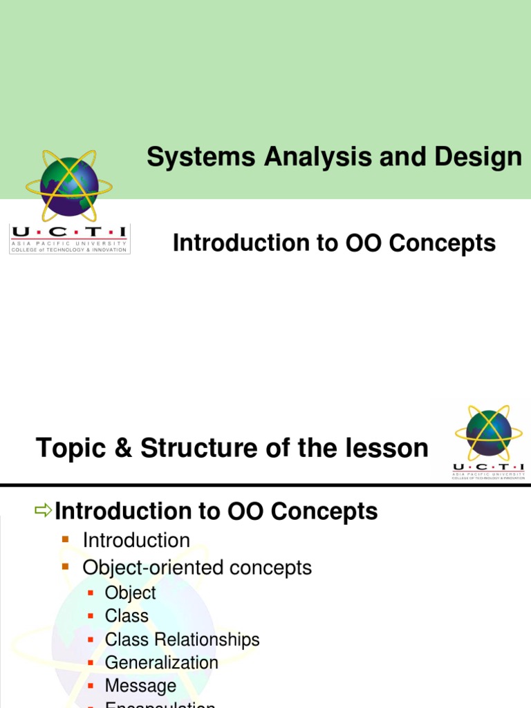 08 Saad Introduction Too o Concepts | PDF | Object Oriented Programming ...