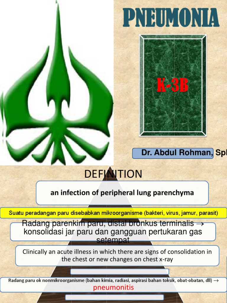 Pneumonia: Pathogenesis, Clinical Features, Diagnosis and Etiology ...