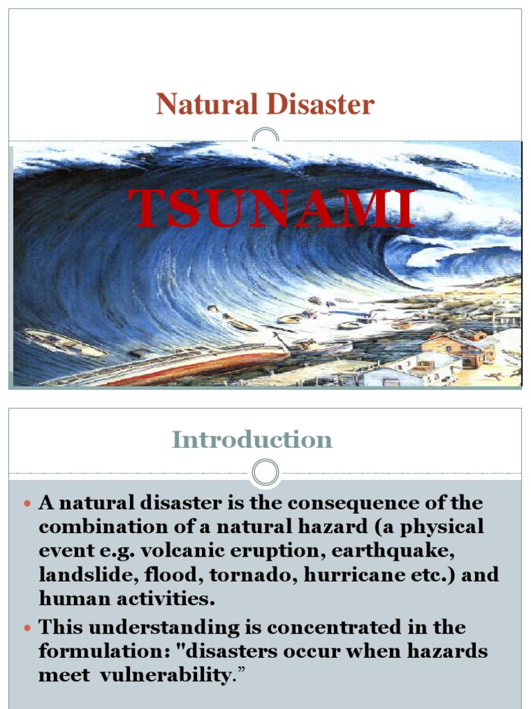 Intro Tsunami | PDF | Tsunami | Natural Disasters