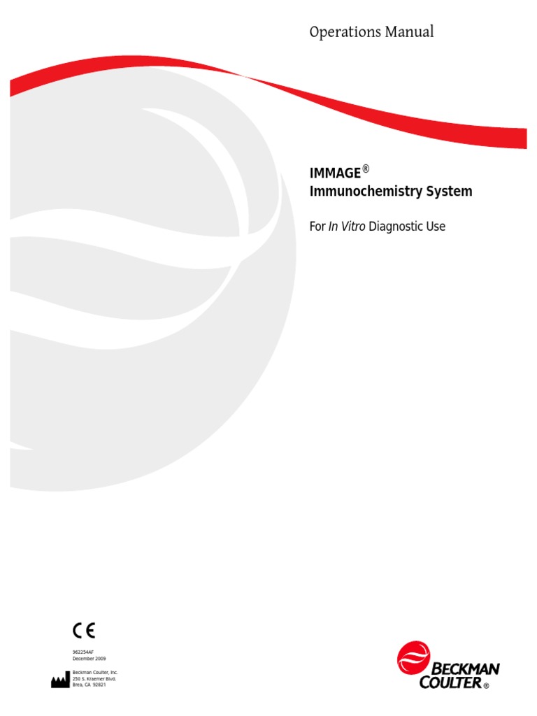 Beckman Coulter Immage 800 | PDF | Floppy Disk | Computer Keyboard
