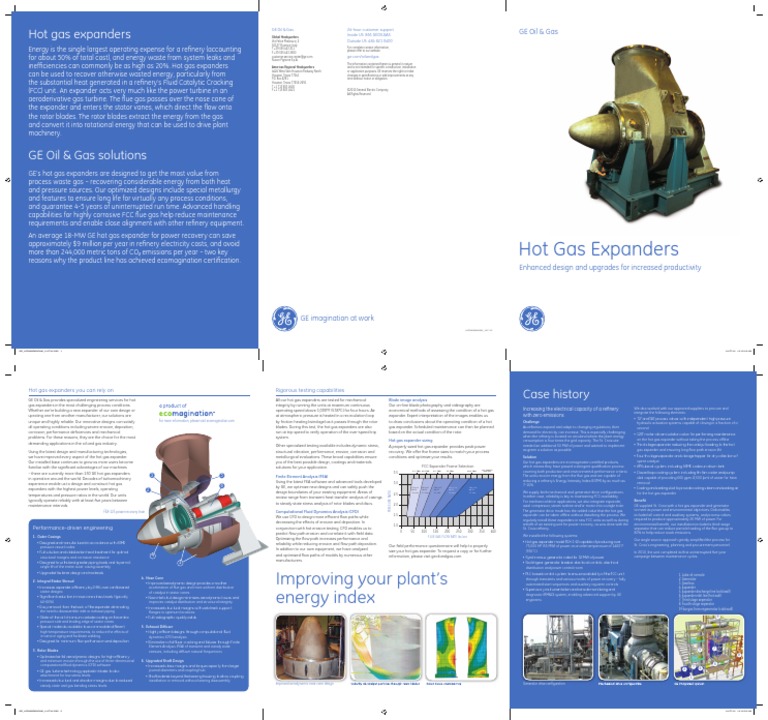 Hot Gas Expander | PDF | Turbine | Computational Fluid Dynamics