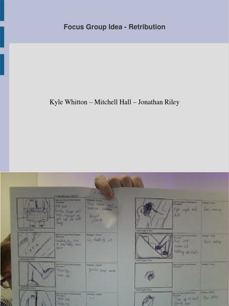 Focus Group Idea - Retribution: Kyle Whitton - Mitchell Hall - Jonathan ...