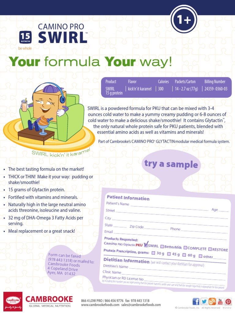 Swirl: Your Formula Your Way! | Download Free PDF | Magnesium | Nutrients