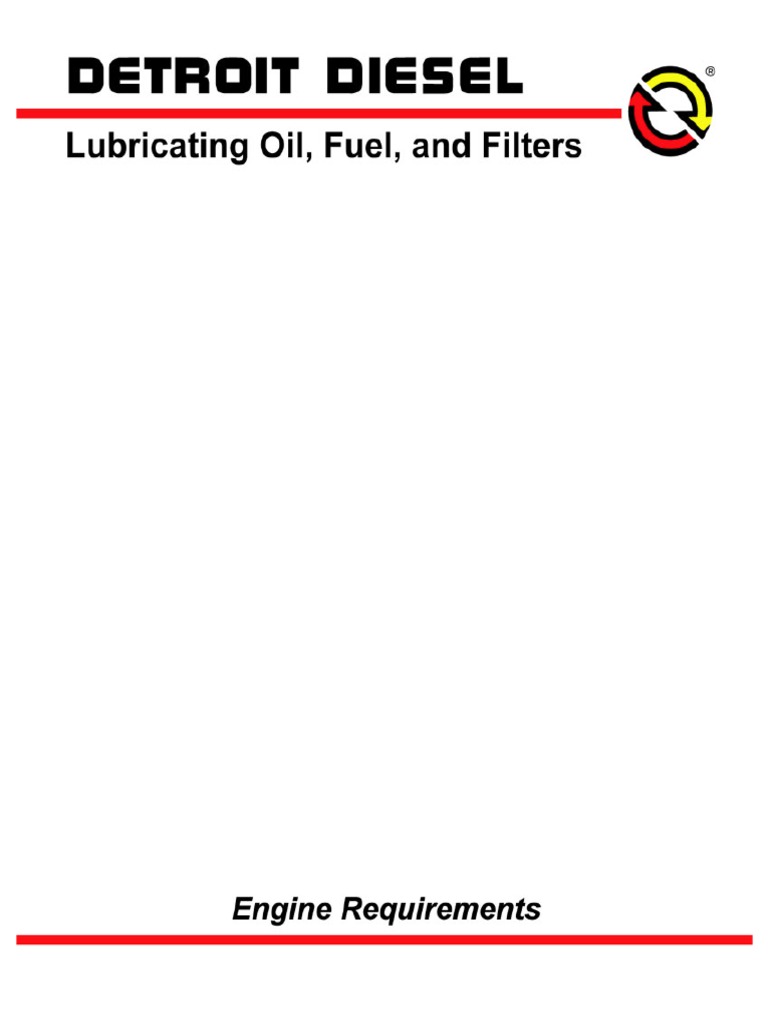 7se270 Aceites Detroit | PDF | Motor Oil | Diesel Fuel