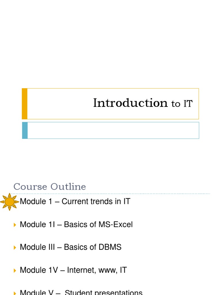 Introduction To ITBM | PDF | Enterprise Resource Planning | Business ...