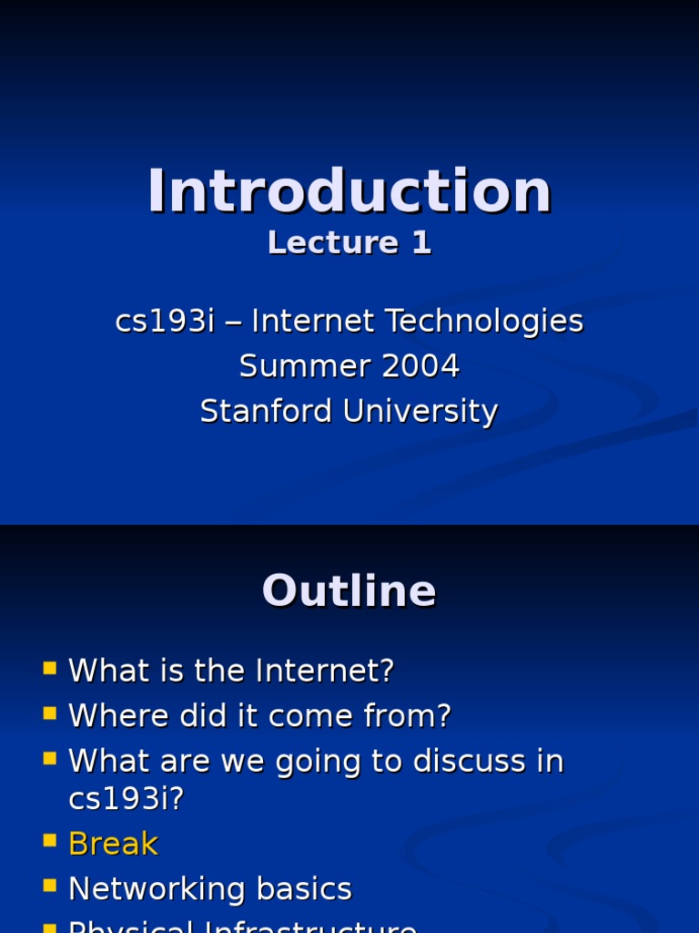 Introduction | PDF | Computer Network | Cultural Globalization