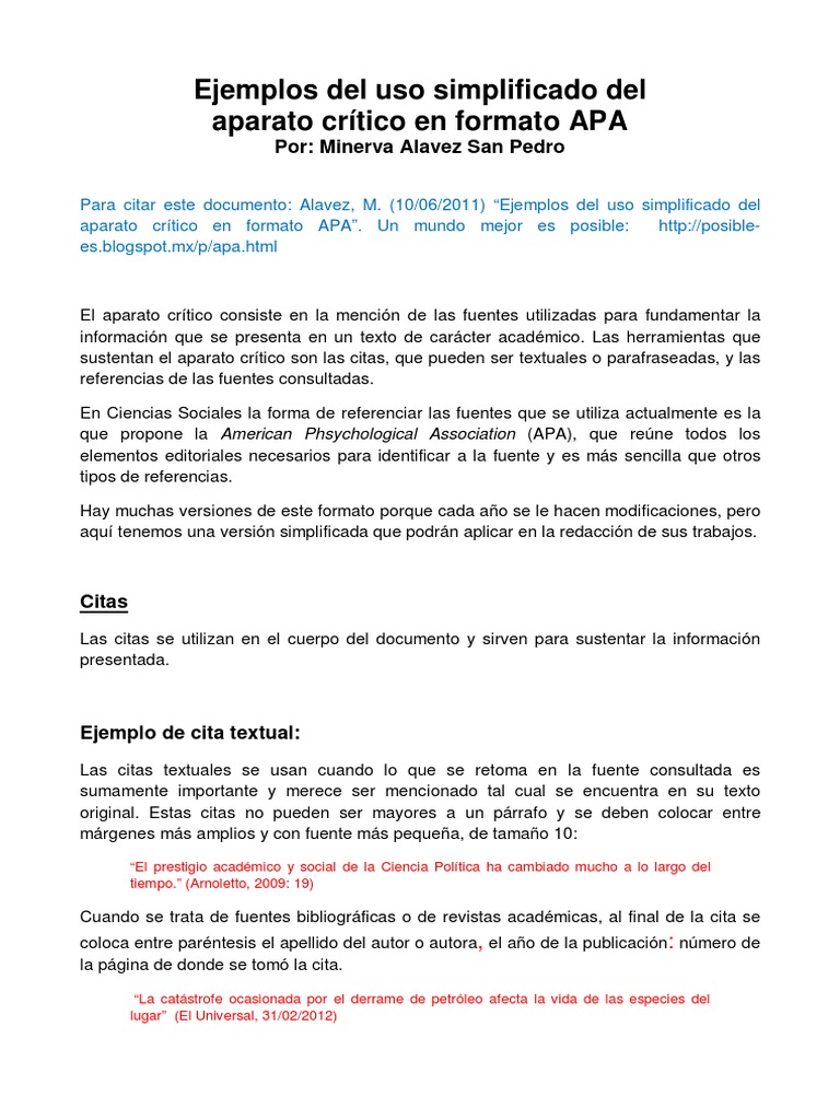 Ejemplos APA | Diario académico | Estilo apa