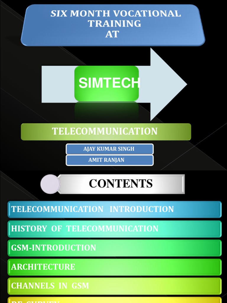 Overview of GSM Telecommunication Systems | PDF | Gsm | Information And ...