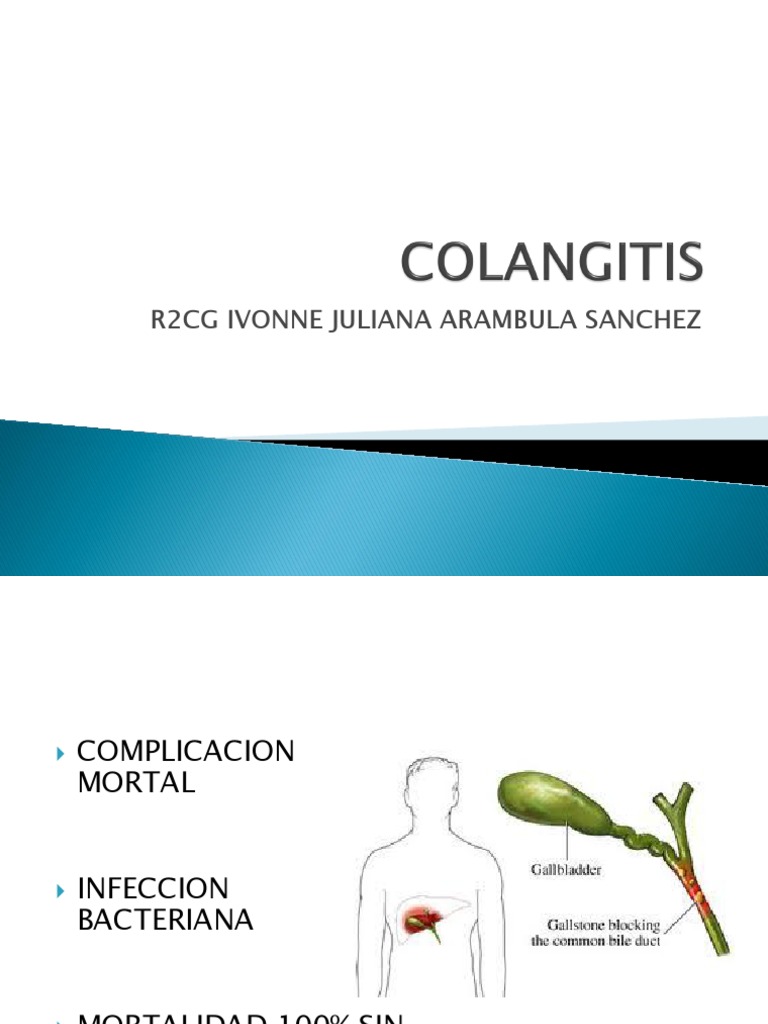 COLANGITIS | PDF | Medicina CLINICA | Especialidades Medicas