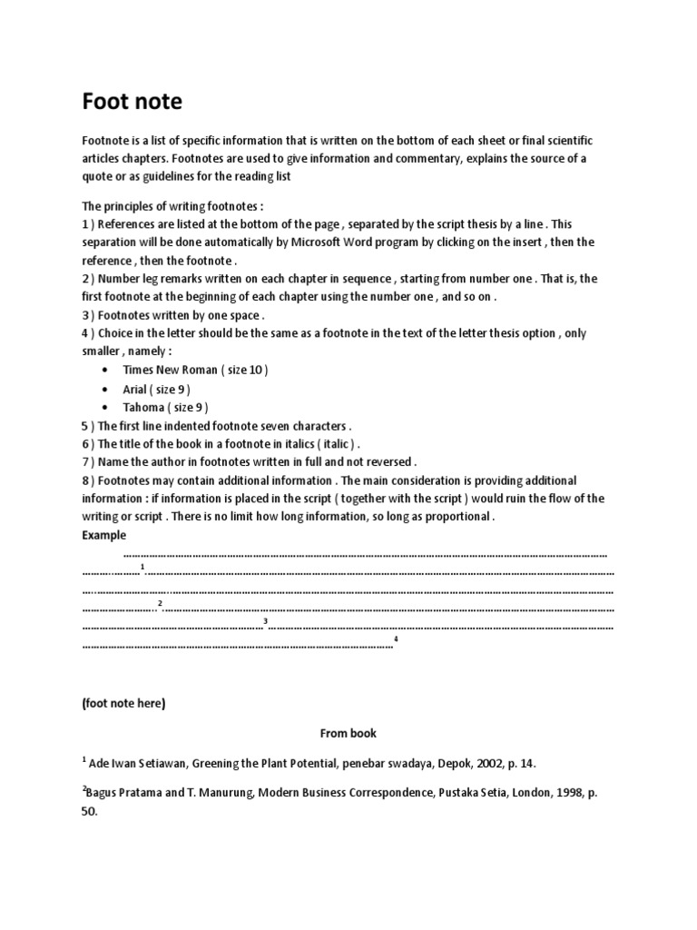 Writing Footnote Innote Prefrence | PDF | Ellipsis | Bracket