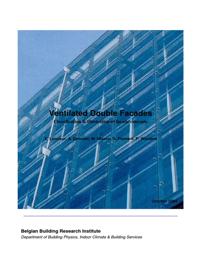 Double Facade | PDF | Ventilation (Architecture) | Hvac