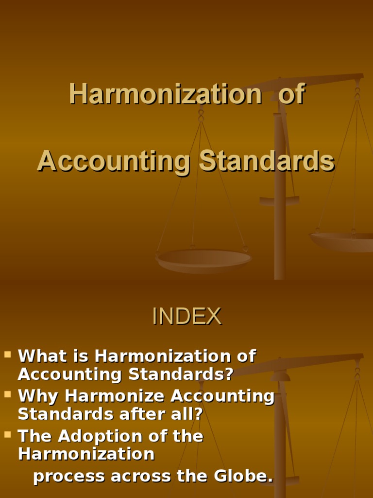 Harmonization of Accounting Standards | PDF | International Financial ...