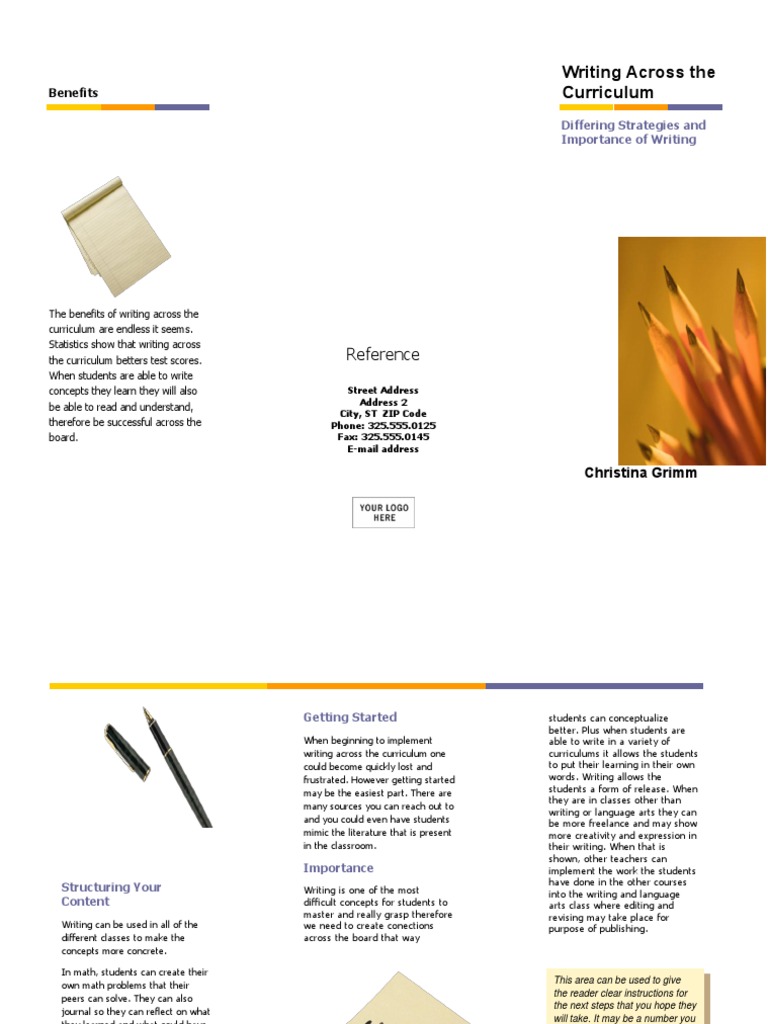 Writing Brochure | PDF