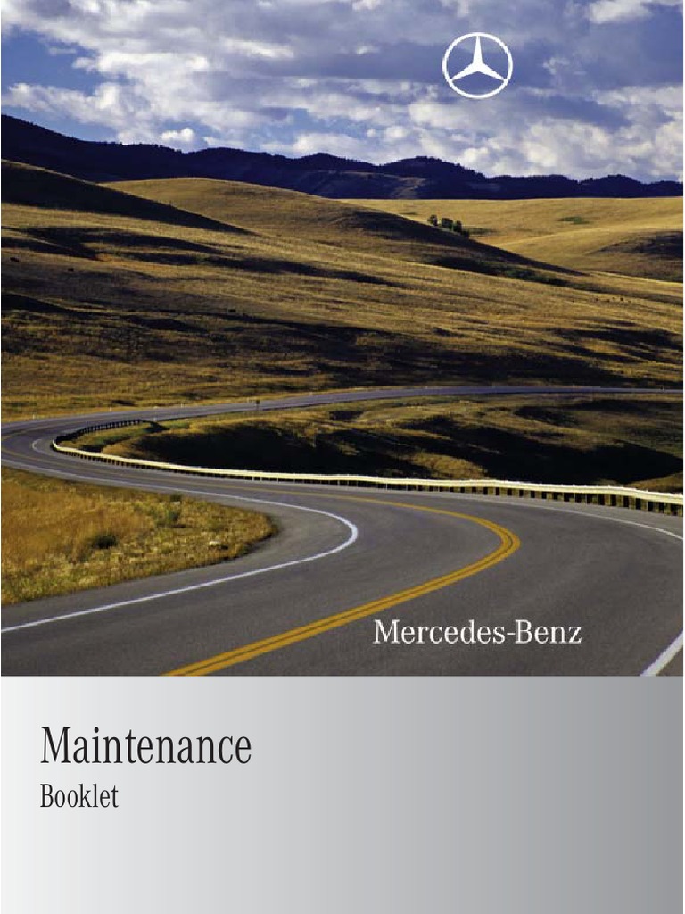 MB C Klasse Maintenance Booklet | PDF | Tire | Gasoline