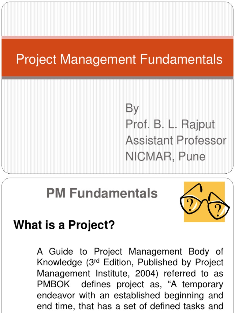 Project Management Fundamentals | PDF | Project Management | Business