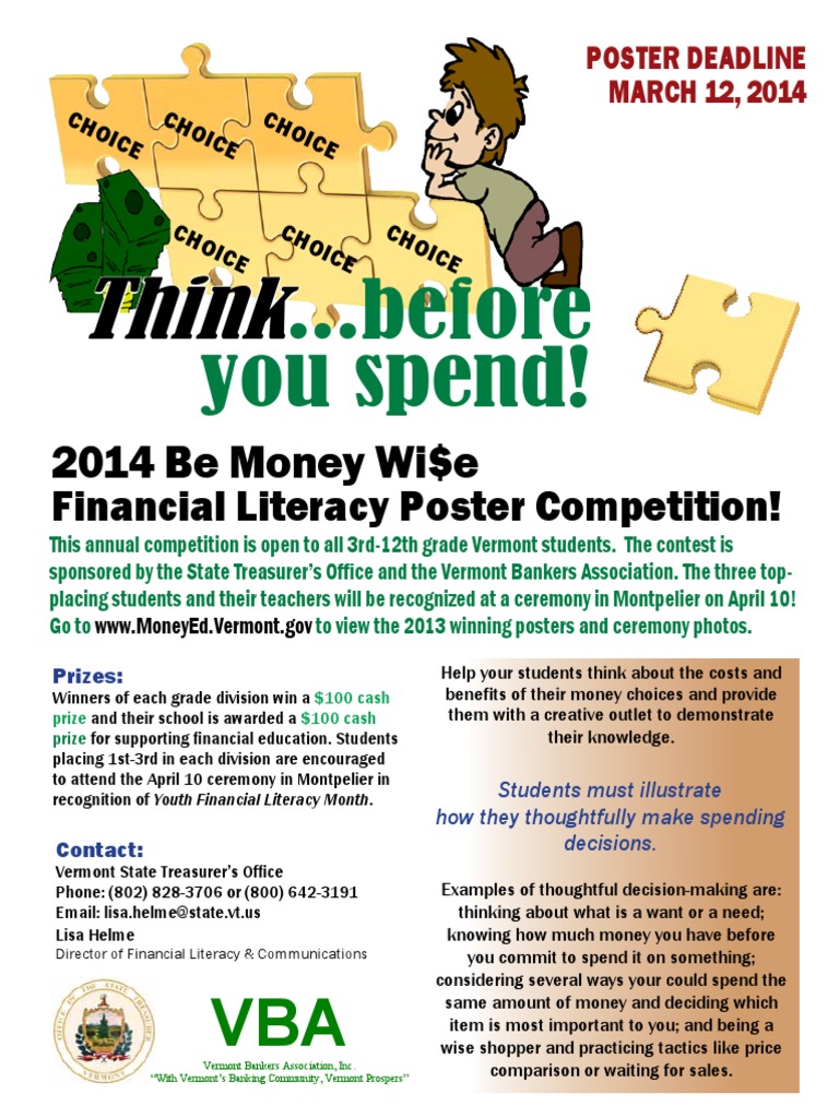 Financial Literacy Posters