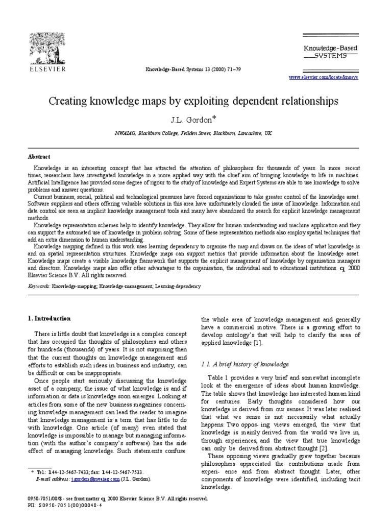 Creando Mapas de Conocimiento | Download Free PDF | Epistemology ...