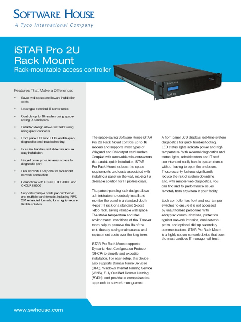 Istar Pro 2u Rack Mount Ds r02 LT en | PDF | Electronic Engineering ...