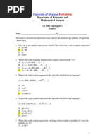 CS402 Midterm Exam Solutions | PDF | String (Computer Science ...