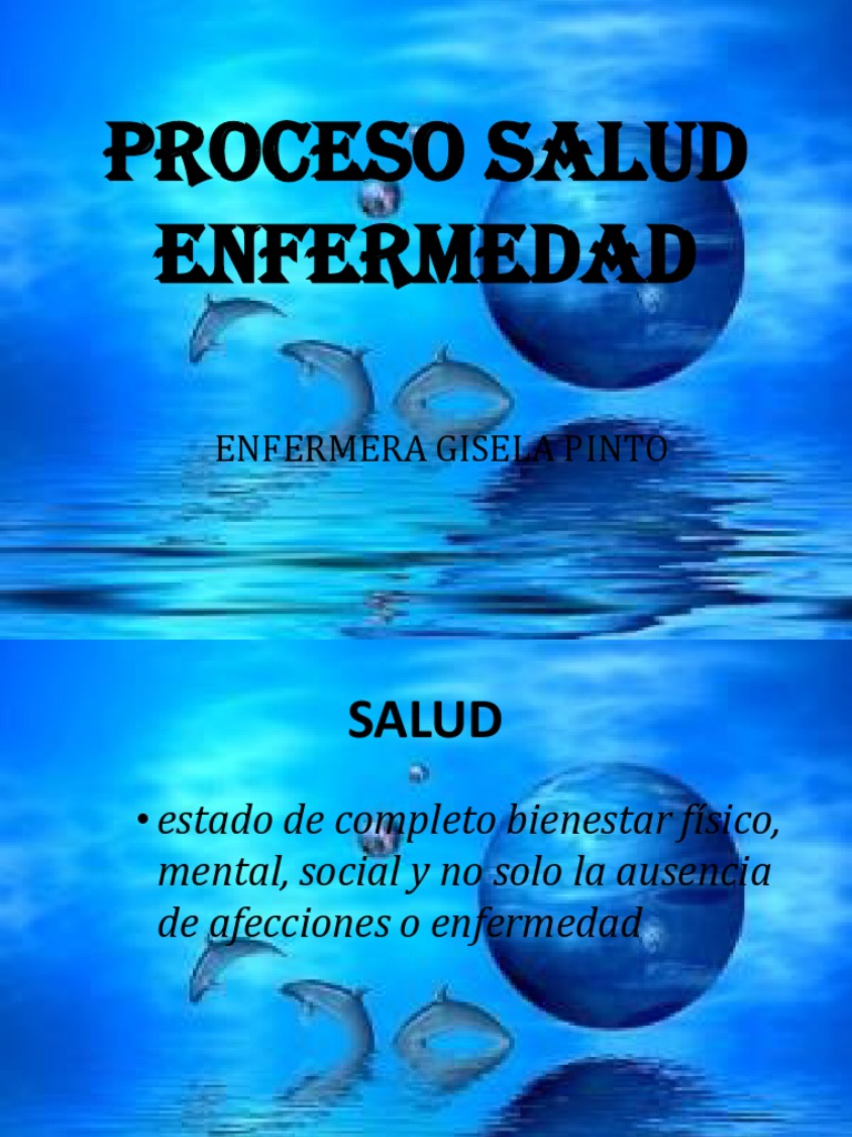 Proceso Salud Enfermedad | PDF | Infección | Ciencias de la Salud