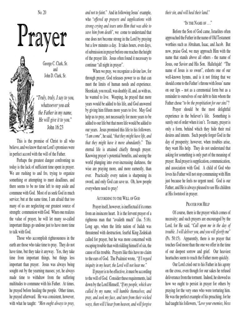 Prayer | PDF | Jacob | Prayer