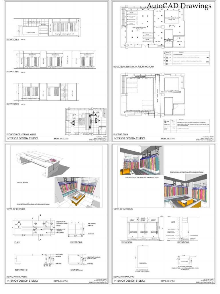 AutoCAD Drawings | PDF