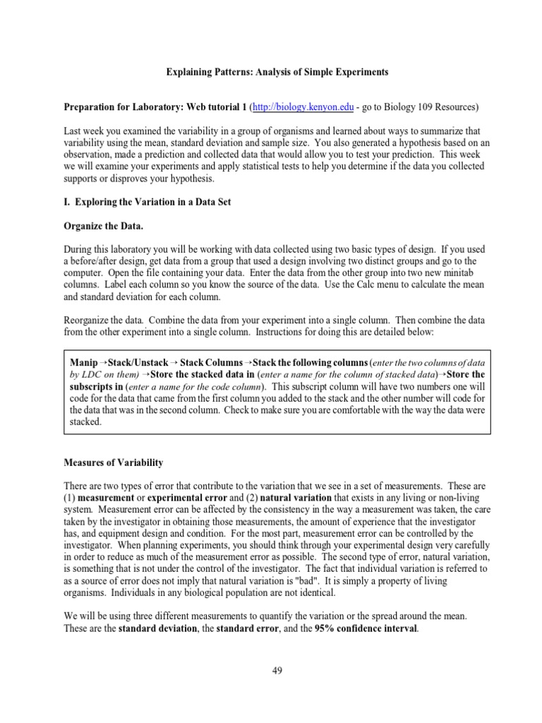 Data Anlalysis | PDF | Standard Error | Errors And Residuals