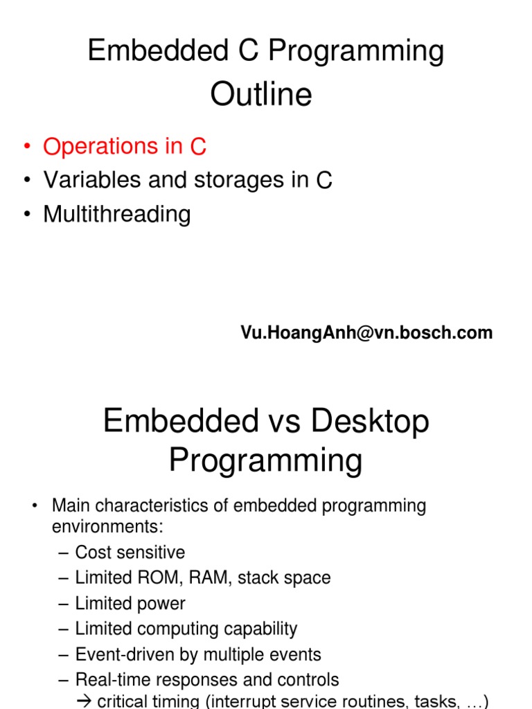 Embedded C Programming | PDF