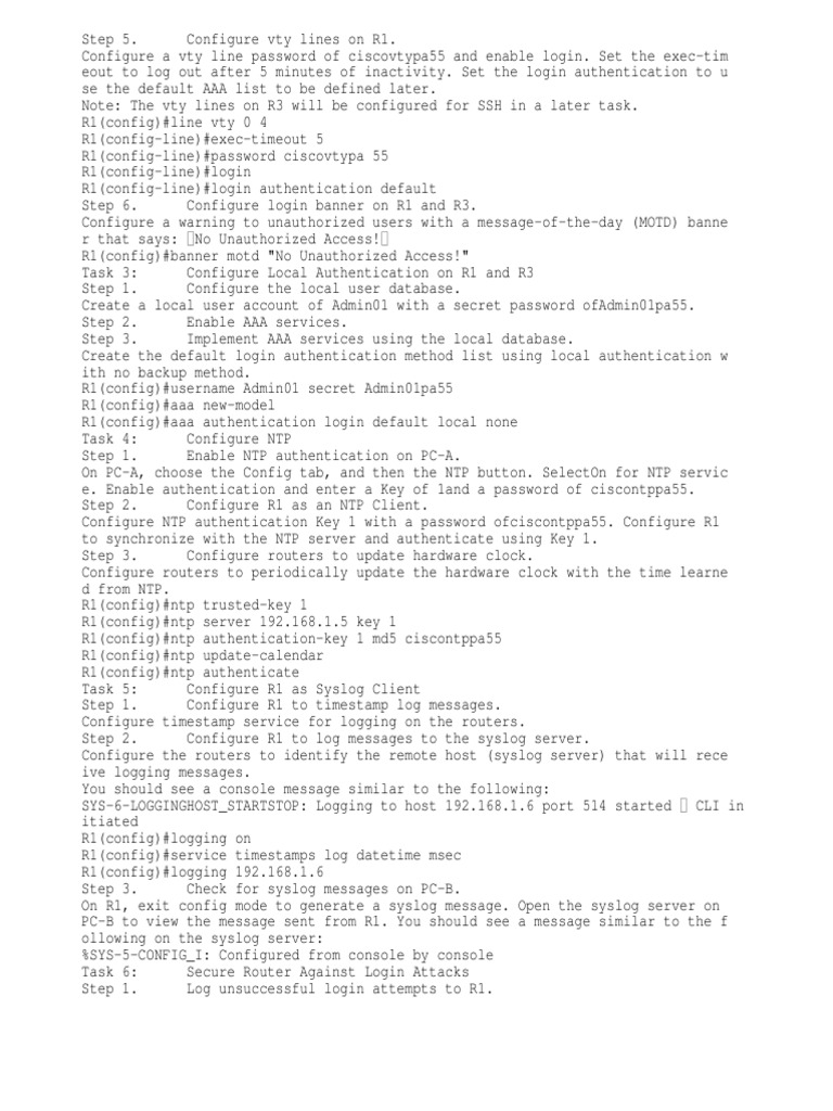 PT Script | PDF | Secure Shell | Internet Standards