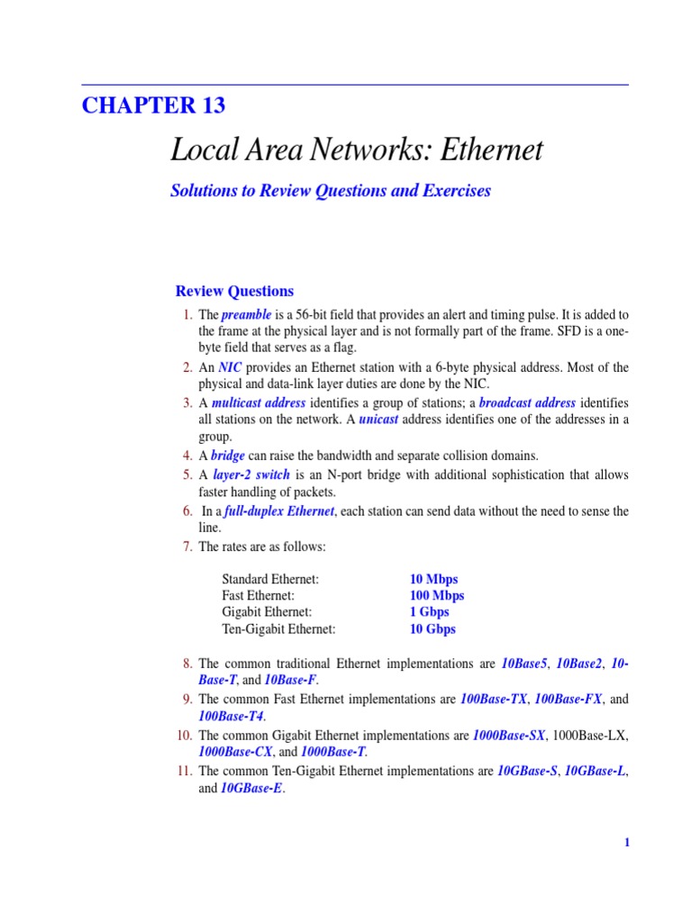 Understanding Ethernet Frame Formats And Implementations Pdf