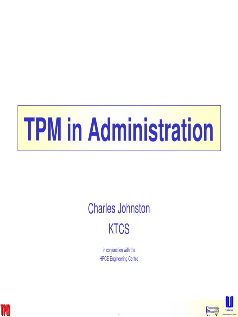 Example of TPM in Office Europe | PDF | Logistics | Business Process