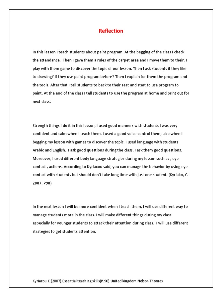 Paint Reflection | PDF
