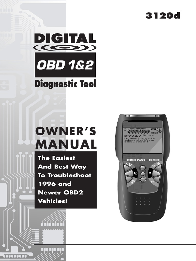 Innova 3120 B Diagnosic Tool Manual | PDF | Car | Land Transport