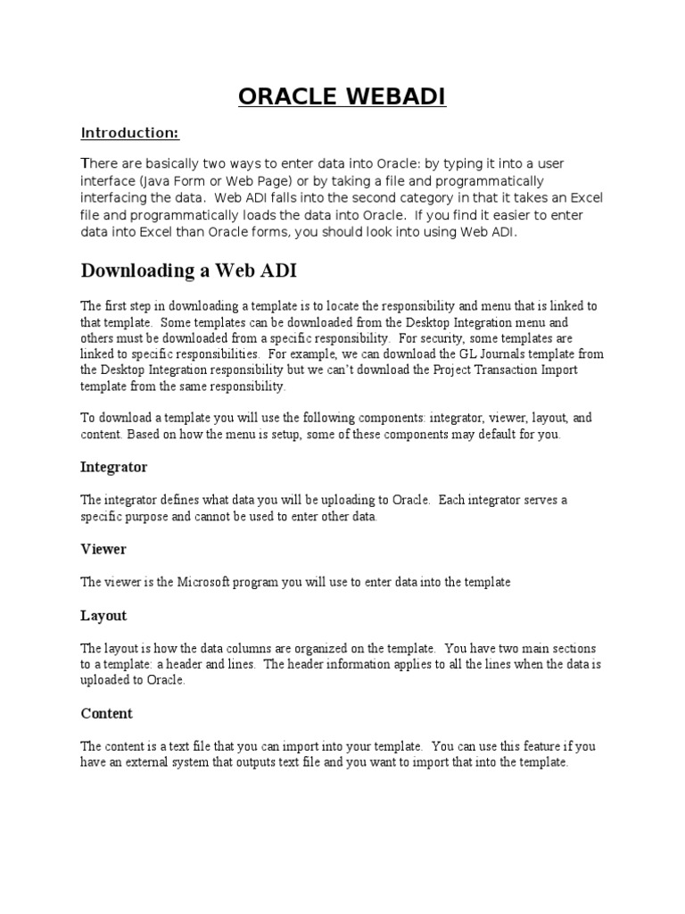 Web Adi Sample | Download Free PDF | Page Layout | Oracle Database