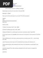 SAP Direct Activity Allocation Guide | PDF | Cost | Prices
