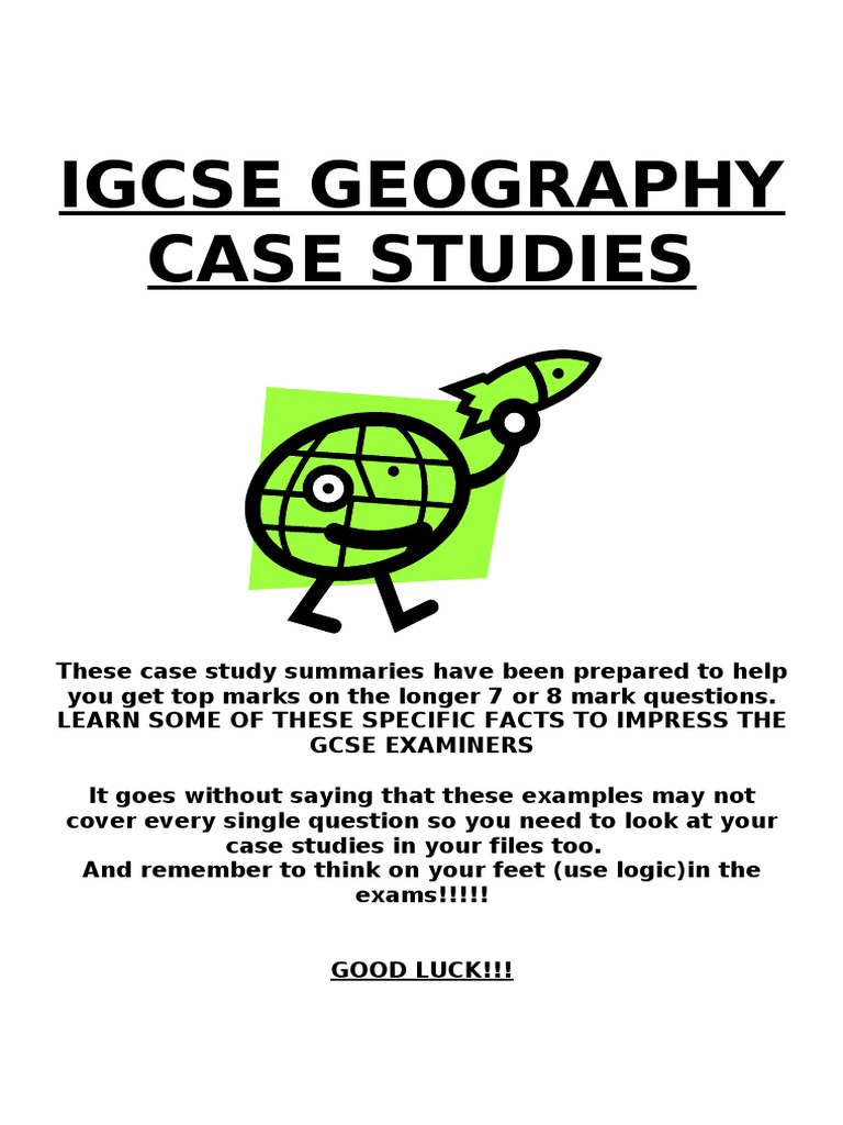 iGCSE Geography Case Studies | PDF | Athens | Flood