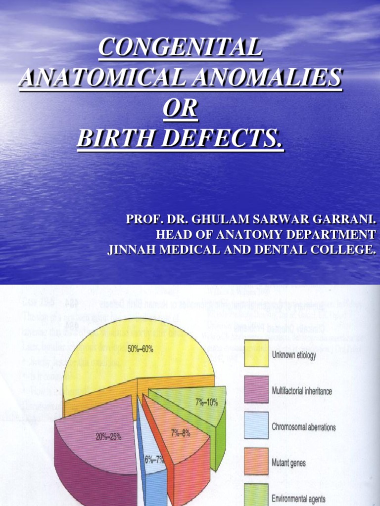 Congenital Anatomic Anomalies | Children's Health | Epidemiology